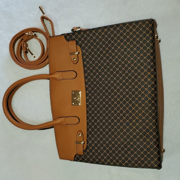 XB Xibang | Bags | Xb Xibang Women Checkered Satchel Handbag Shoulder ...